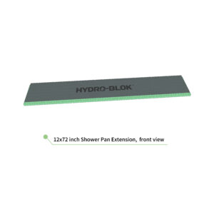 Low Profile Shower Pan Extension 12" x 72" - HYDRO-BLOK