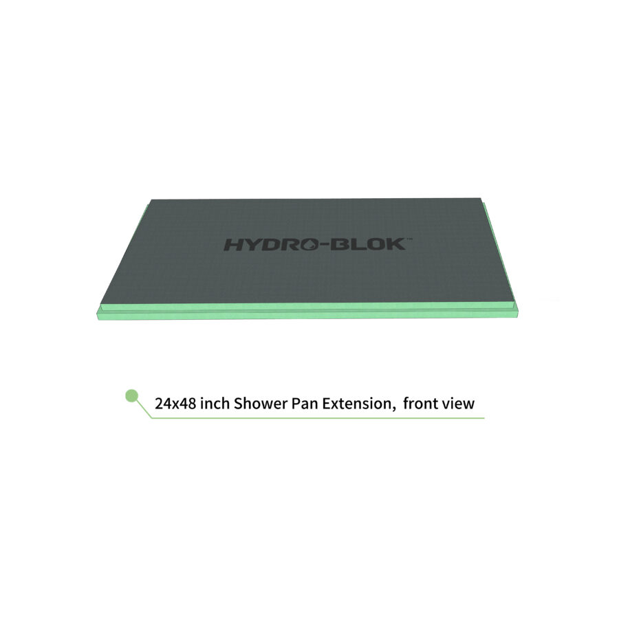 Classic Shower Pan Extension 24" x 48" - HYDRO-BLOK