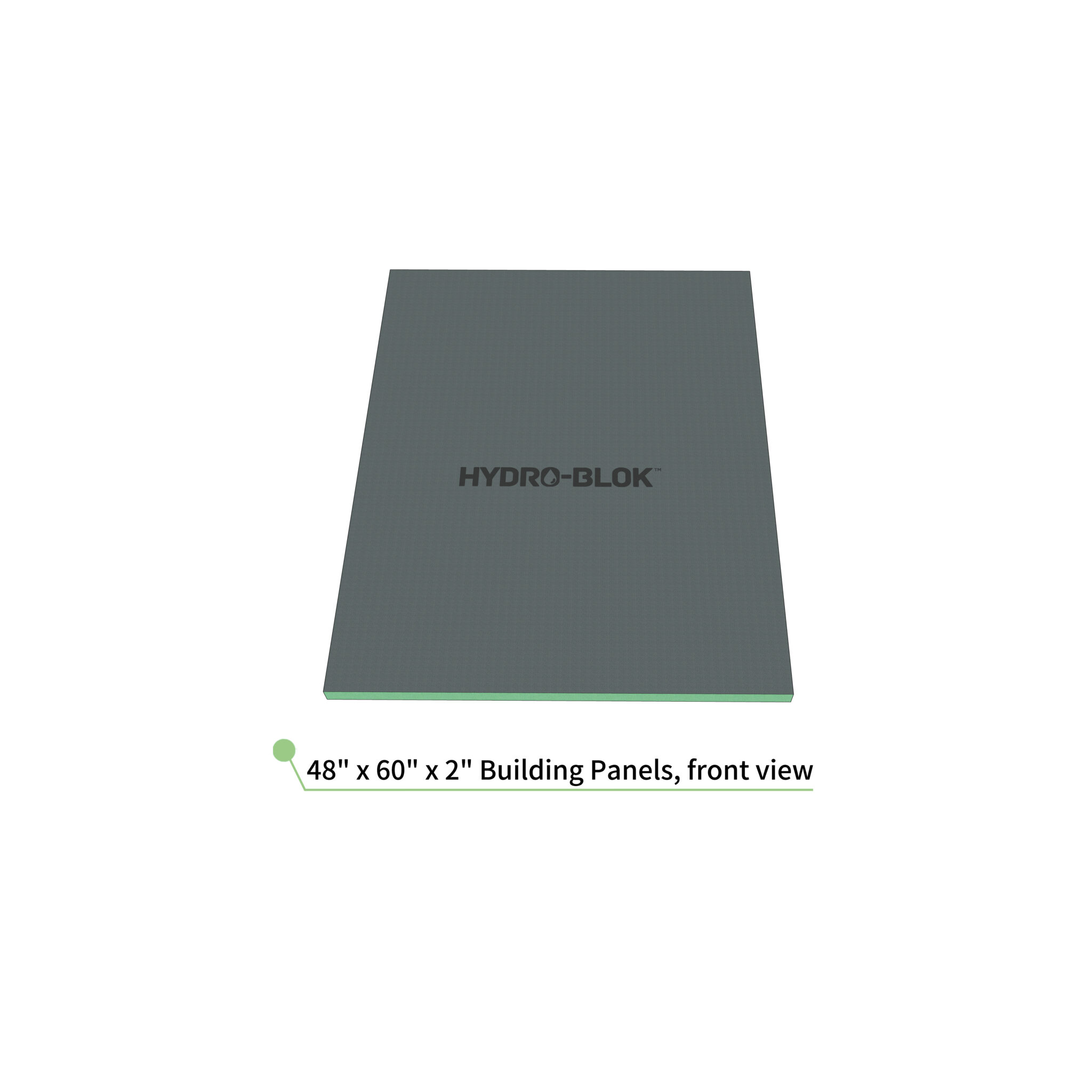 48" x 60" x 2" Building Panels - HYDRO-BLOK