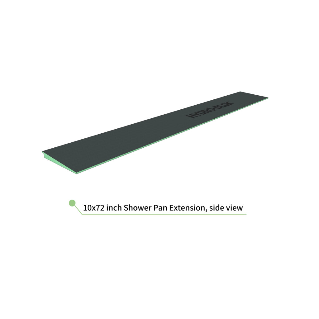 Low Profile Shower Ramp 10" x 72" - HYDRO-BLOK