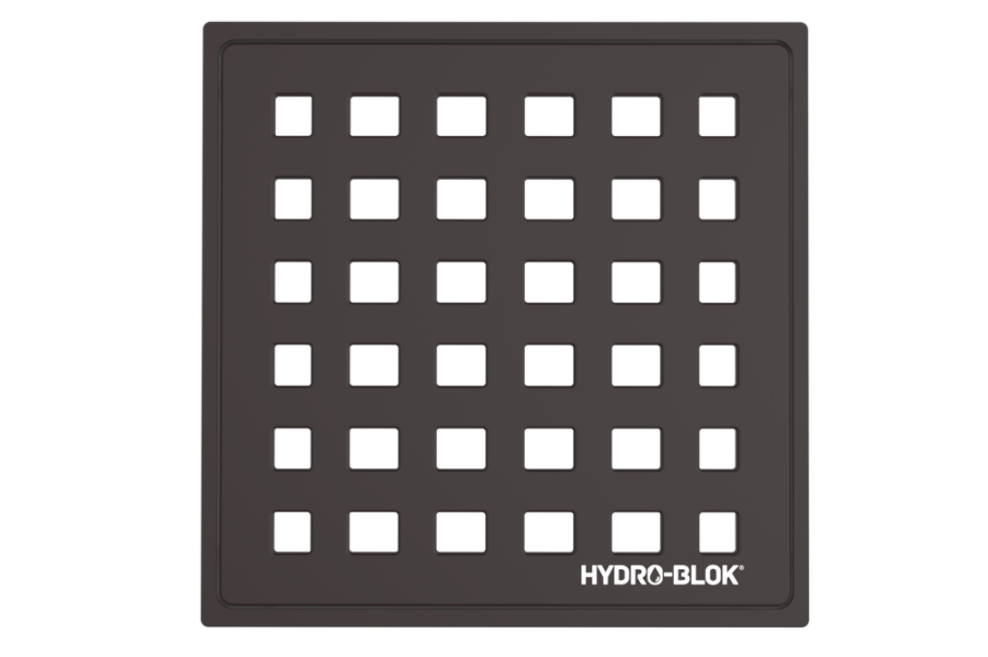 Classic Shower Pan Drain Cover and Tray - Oil Rubbed Bronze - HYDRO-BLOK