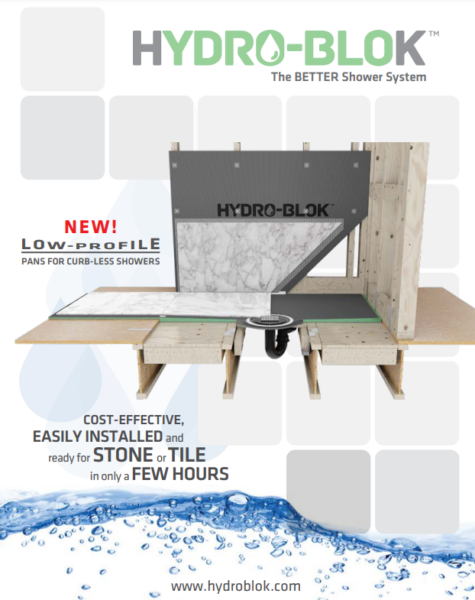 HYDRO-BLOK Build a BETTER Shower System - HYDRO-BLOK