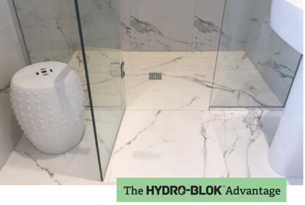 HYDRO-BLOK Build a BETTER Shower System - HYDRO-BLOK