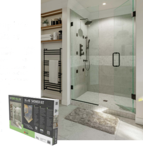 HYDRO-BLOK Complete Shower Kits in 5 Sizes - HYDRO-BLOK